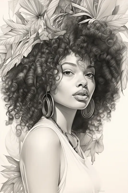 Expressive Pencil Art Portraits Midjourney Prompt | PromptBase