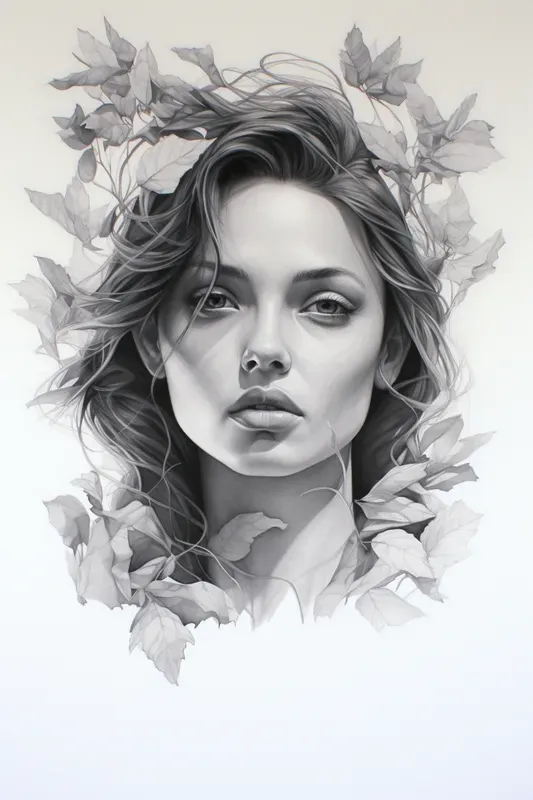 Expressive Pencil Art Portraits Midjourney Prompt | PromptBase