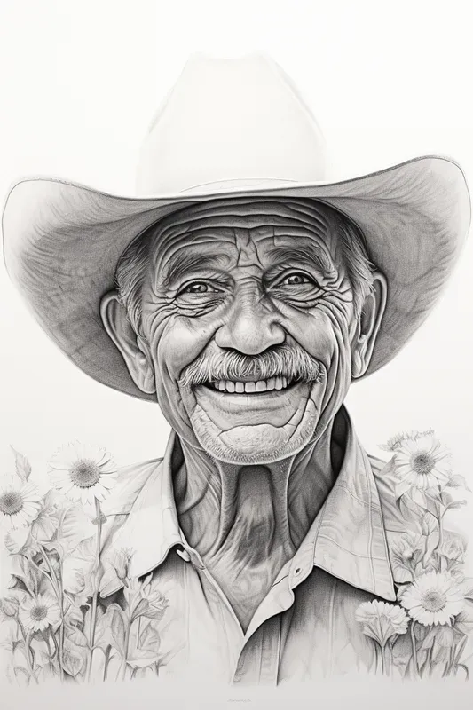 Expressive Pencil Art Portraits Midjourney Prompt | PromptBase