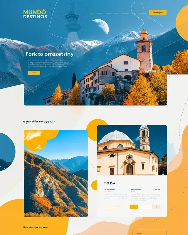 Vibrant Website Designs Midjourney Prompt | PromptBase