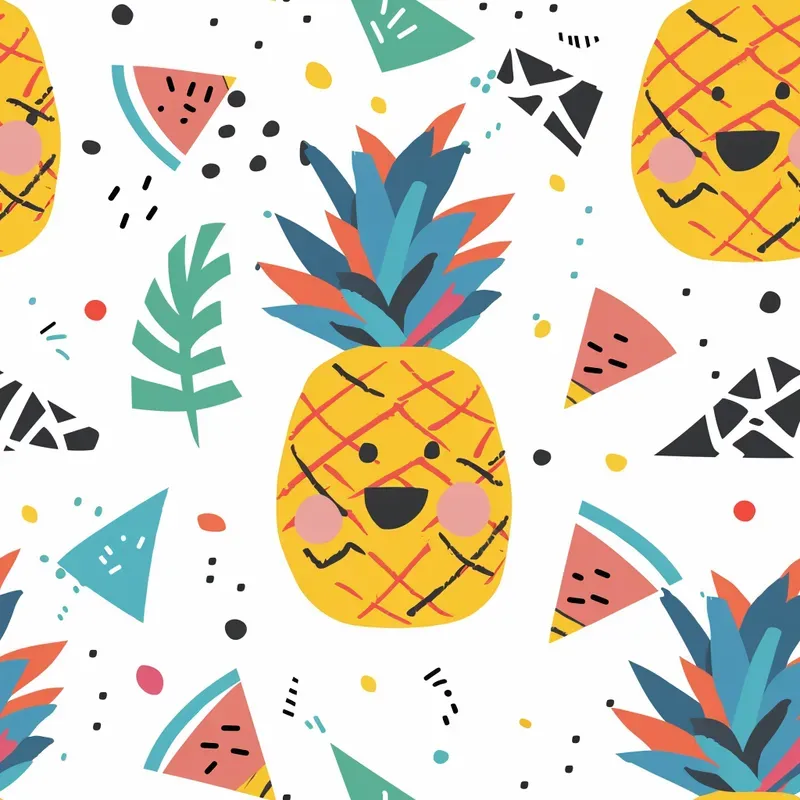 Cute Wrapping Paper Illustrations Midjourney Prompt | PromptBase