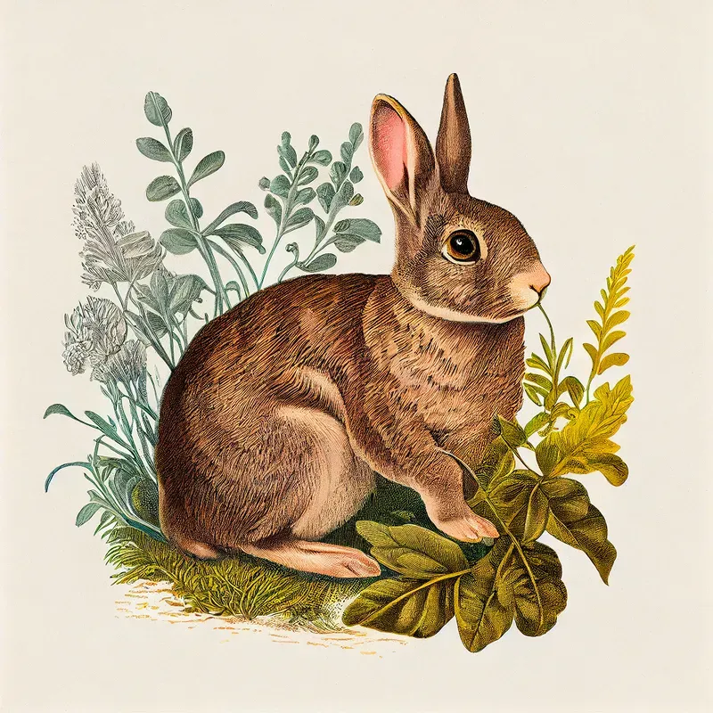 Vintage Botanical Animal Illustrations Midjourney Prompt | PromptBase