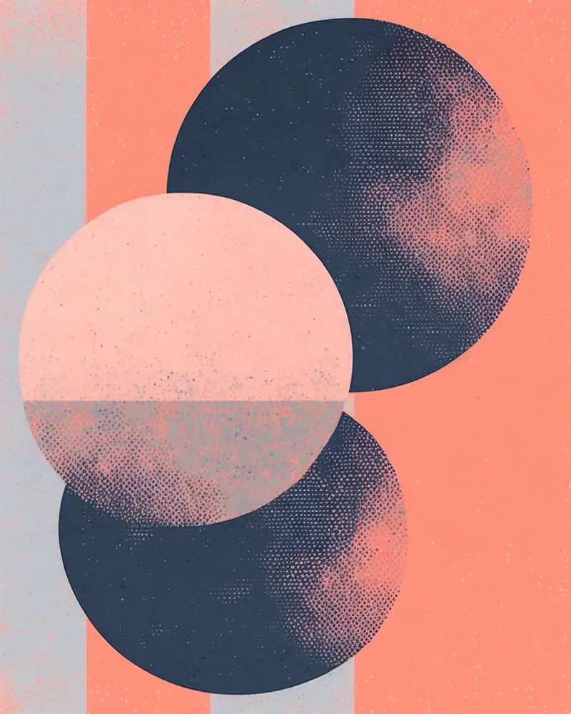 Retro Abstract Art Prints Midjourney Prompt | PromptBase