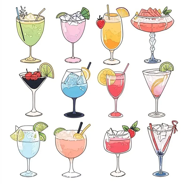 Pretty Line Art Collections Midjourney Prompt | PromptBase