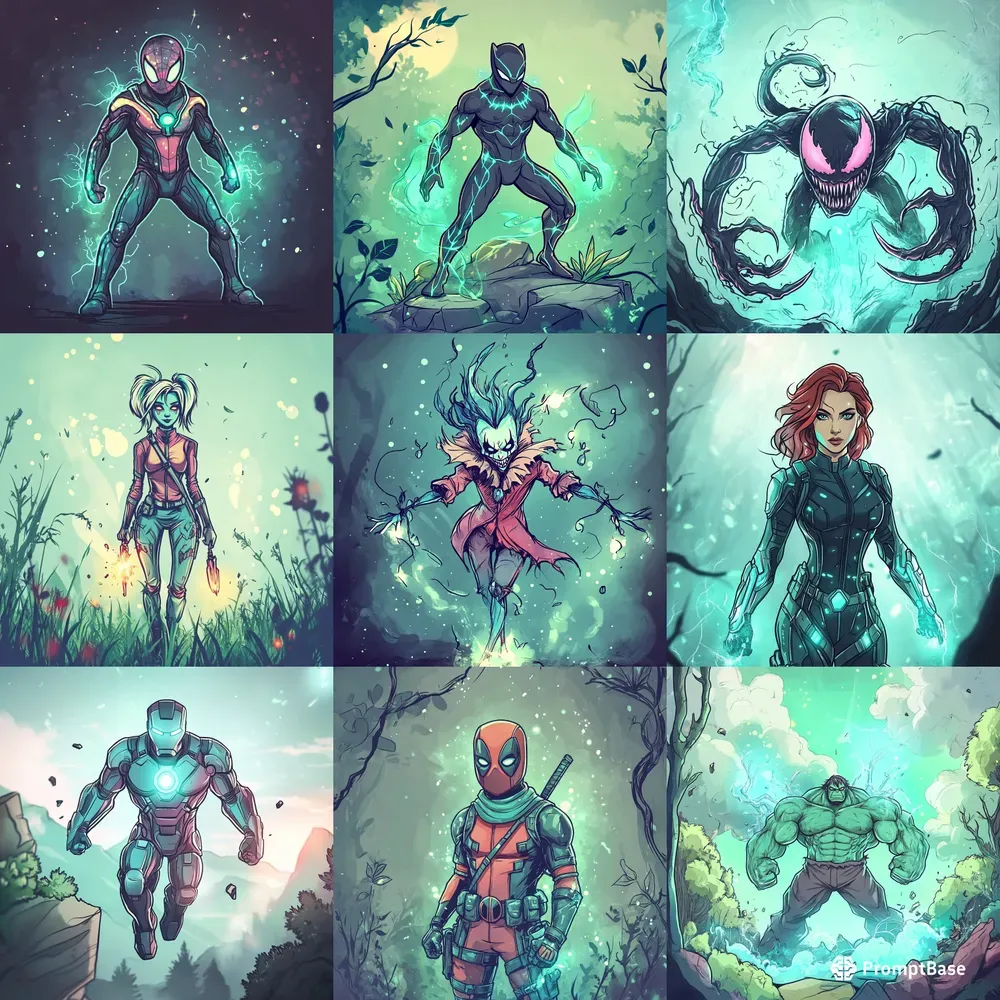 Nature Hero Concept Art Midjourney Prompt | PromptBase