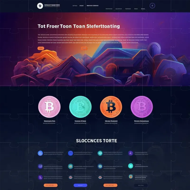 Website Mockups For Cryptocurrencies Midjourney Prompt | PromptBase