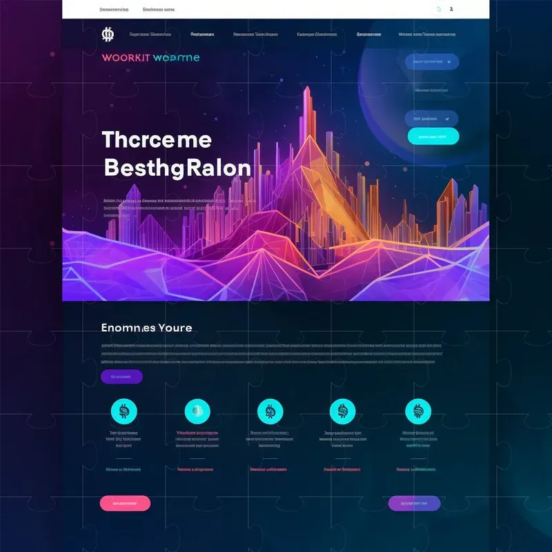 Website Mockups For Cryptocurrencies Midjourney Prompt | PromptBase
