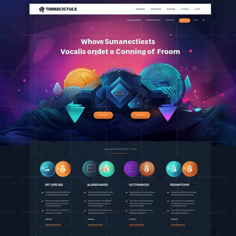 Website Mockups For Cryptocurrencies Midjourney Prompt | PromptBase