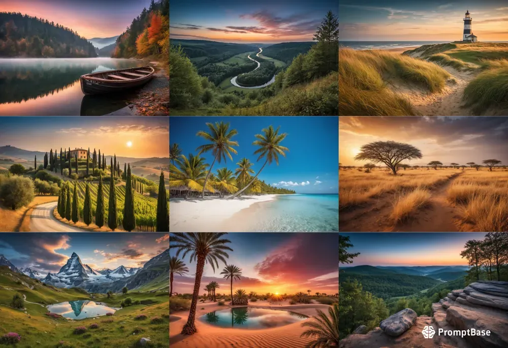 HDr Landscape Photos Stable Diffusion Prompt | PromptBase
