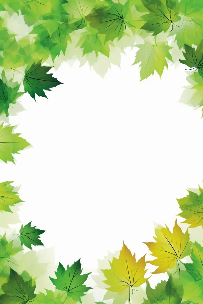 Leaves Invitation Card Templates Designs Midjourney Prompt | PromptBase