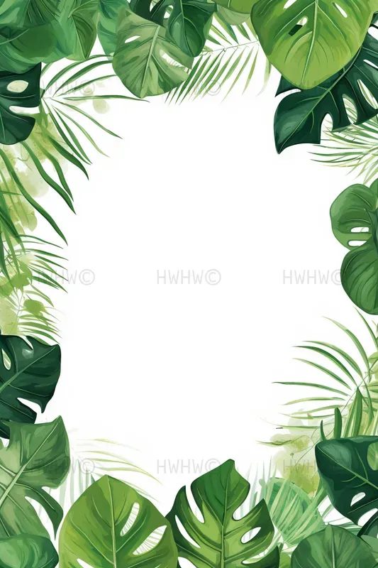Leaves Invitation Card Templates Designs Midjourney Prompt | PromptBase