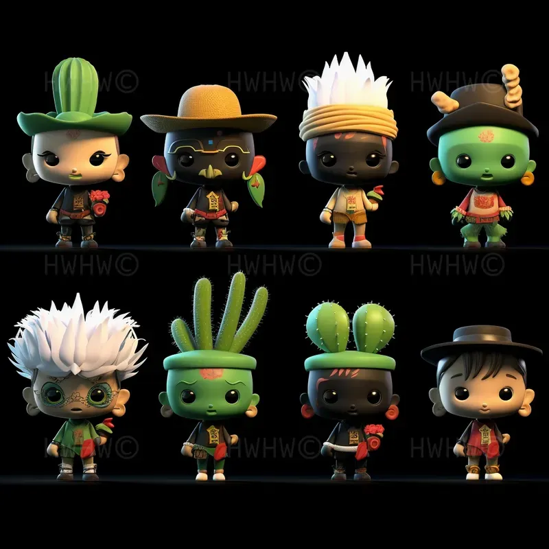 NFT Art Character Designs Inspirations Midjourney Prompt | PromptBase