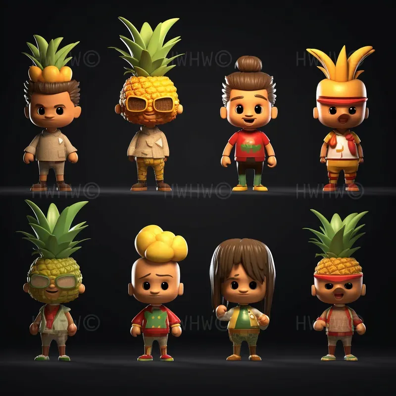 NFT Art Character Designs Inspirations Midjourney Prompt | PromptBase