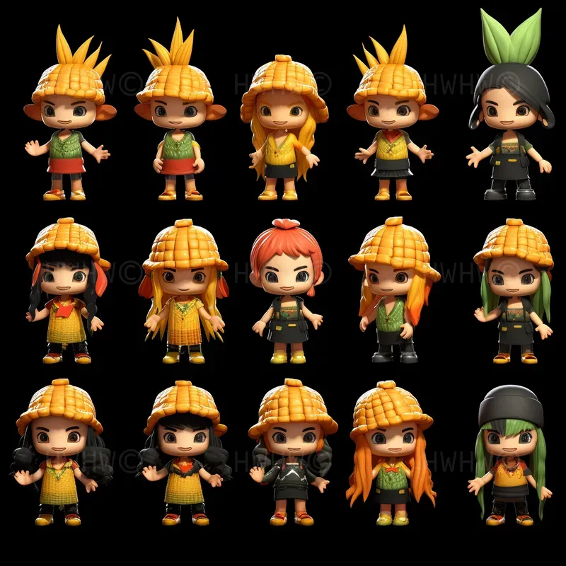 NFT Art Character Designs Inspirations Midjourney Prompt | PromptBase