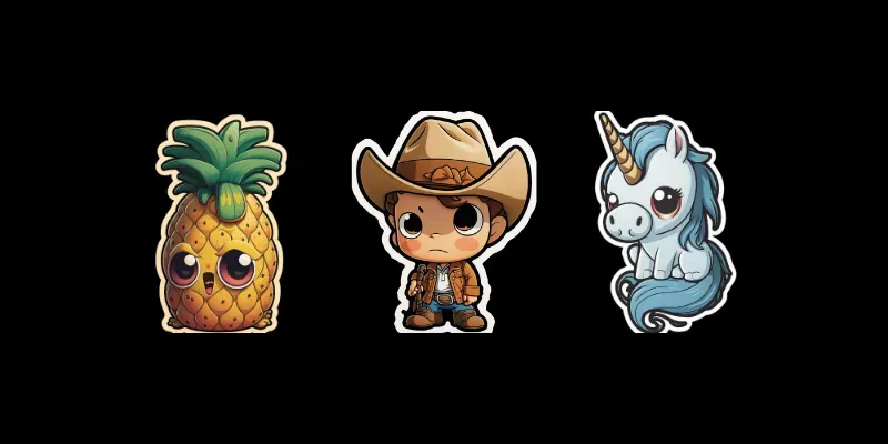 Cute Stickers Midjourney Prompt | PromptBase