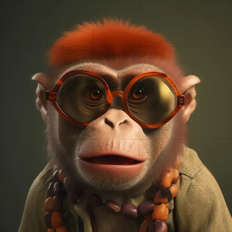 Monkeys For NFT Collection Midjourney Prompt | PromptBase