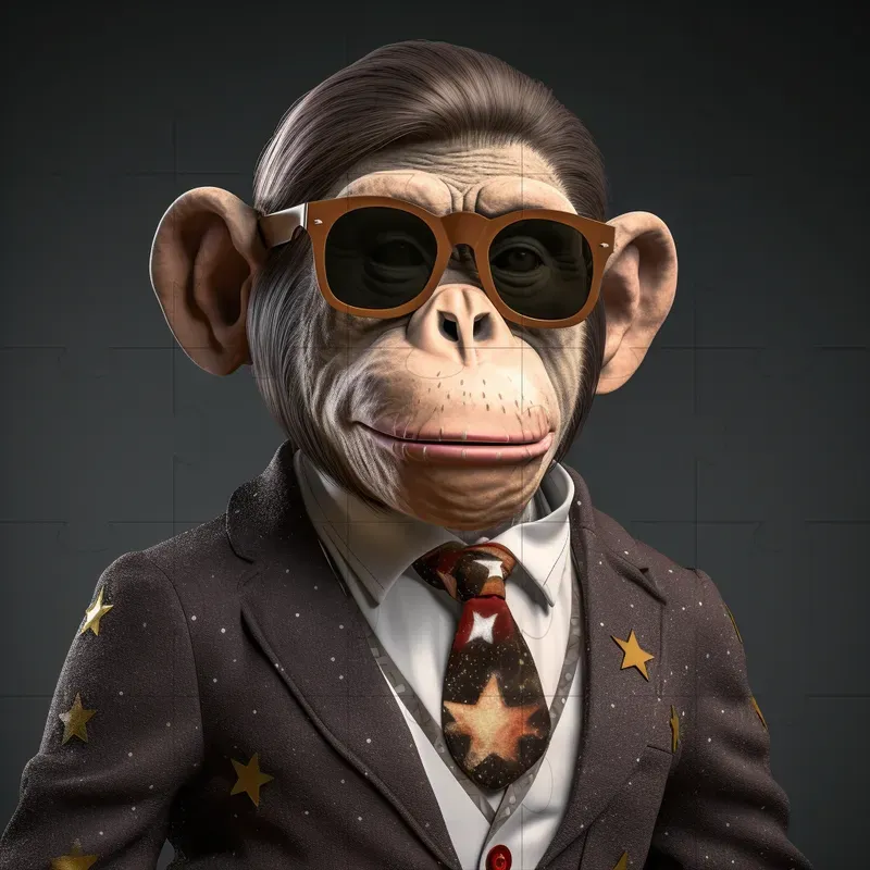 Monkeys For NFT Collection Midjourney Prompt | PromptBase