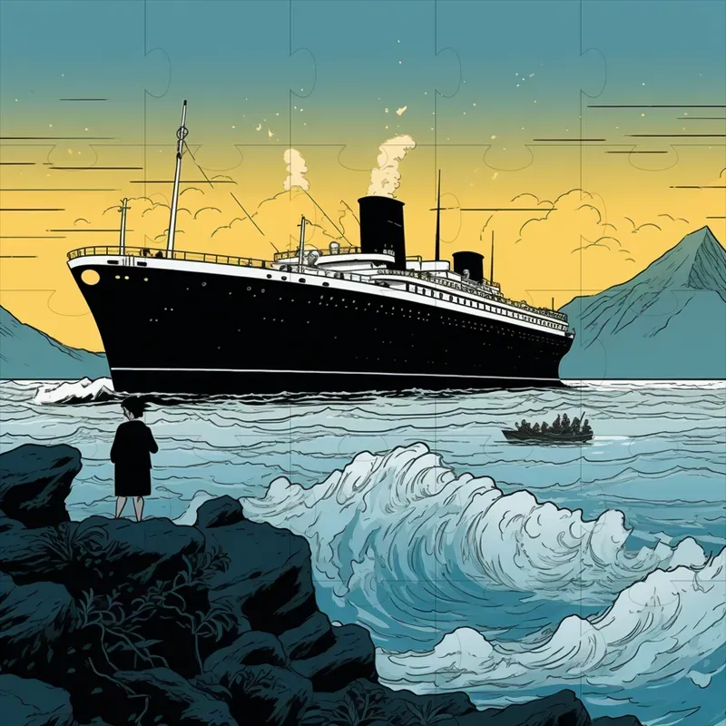 Tintin Comic Strip Illustrations Midjourney Prompt | PromptBase