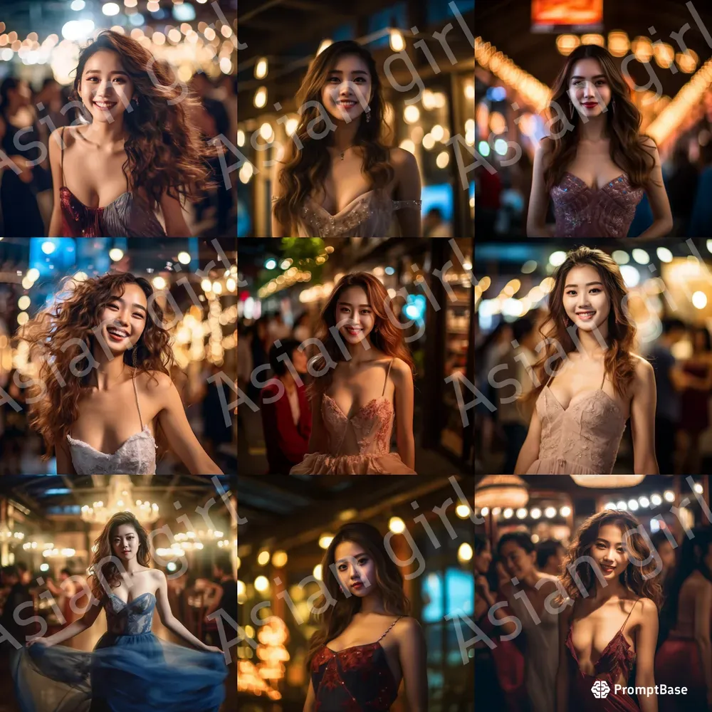 Asian Cute Female Student Series 4s Midjourney Prompt | PromptBase