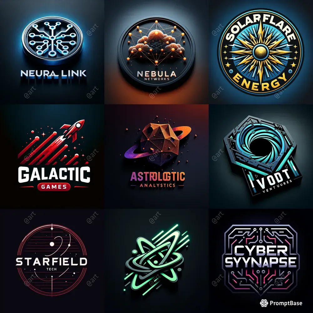 Scifi Logo Collections DALL·E Prompt | PromptBase