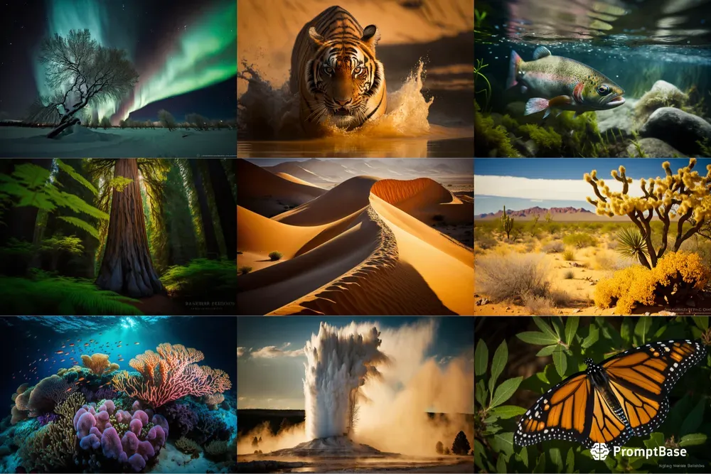 Nature-scapes Stock Photographs Midjourney Prompt | PromptBase