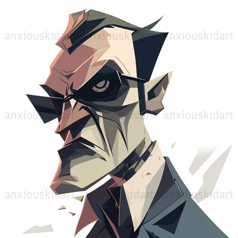 Stylized Evil Faces Designs Midjourney Prompt | PromptBase