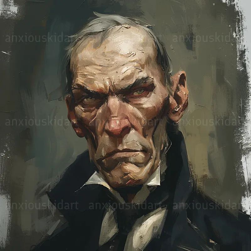 Painterly Realism Character Illustrations Midjourney Prompt | PromptBase