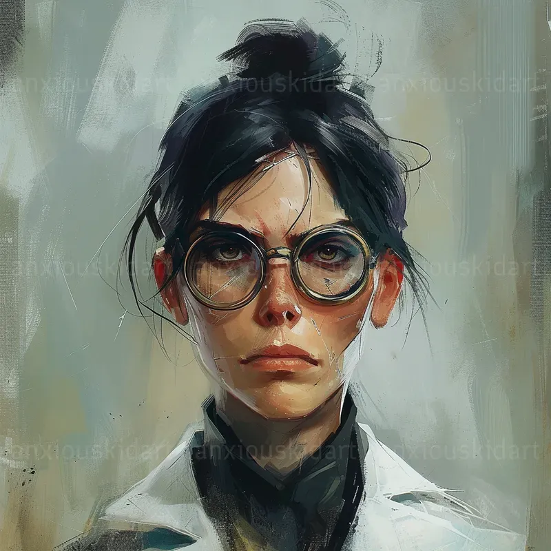 Painterly Realism Character Illustrations Midjourney Prompt | PromptBase