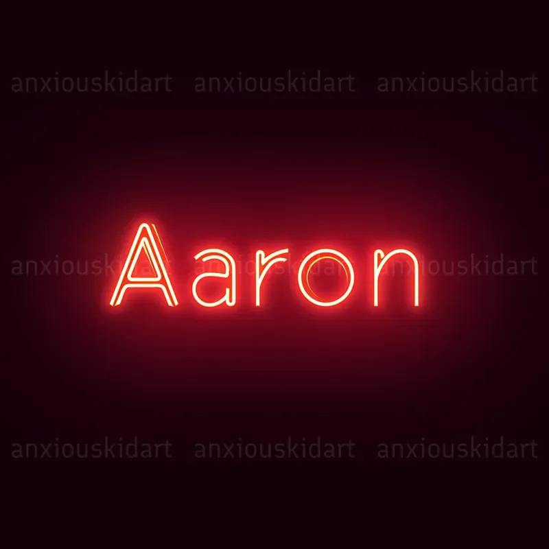 Neon Minimalist Names Logos Midjourney Prompt | PromptBase