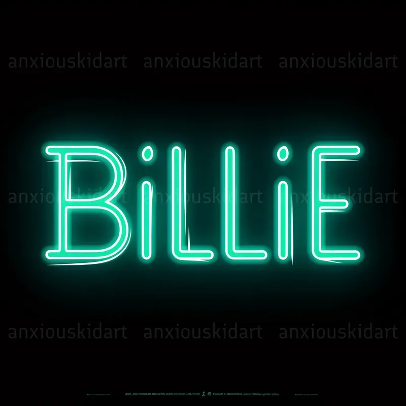 Neon Minimalist Names Logos Midjourney Prompt | PromptBase