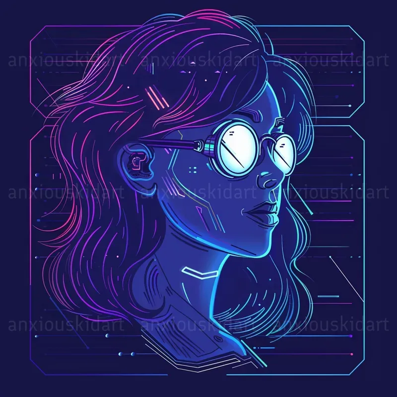 Futuristic Avatar Cards Midjourney Prompt | PromptBase