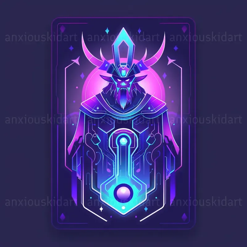 Futuristic Avatar Cards Midjourney Prompt | PromptBase