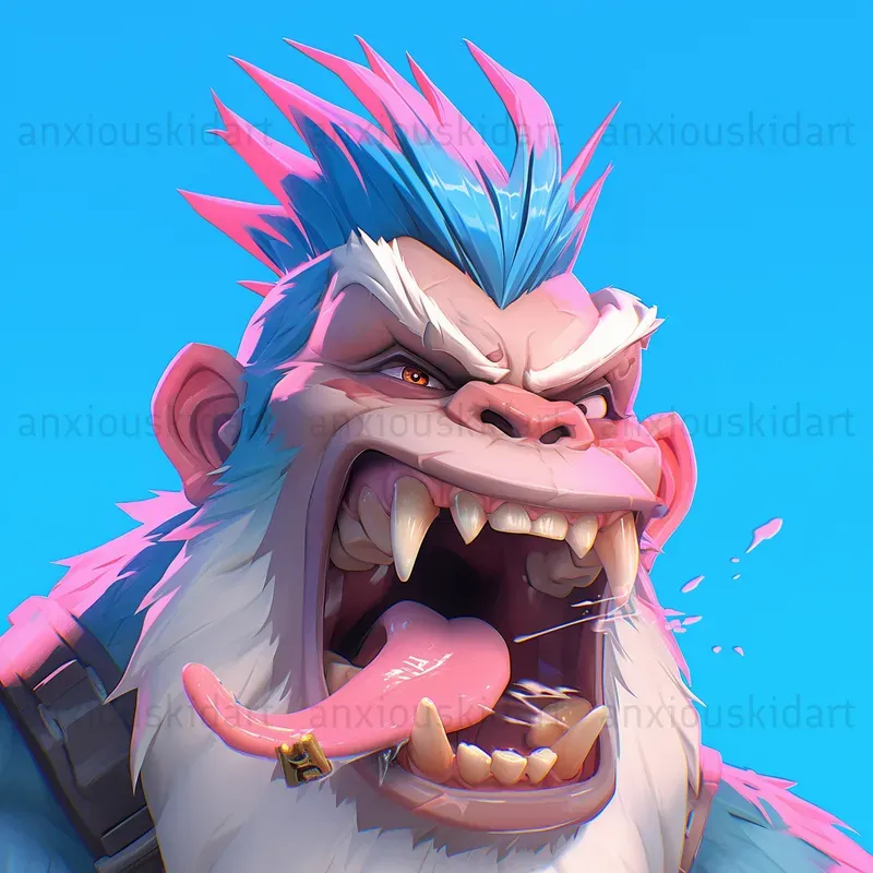 3D Extreme Facial Expressions Avatars Midjourney Prompt | PromptBase