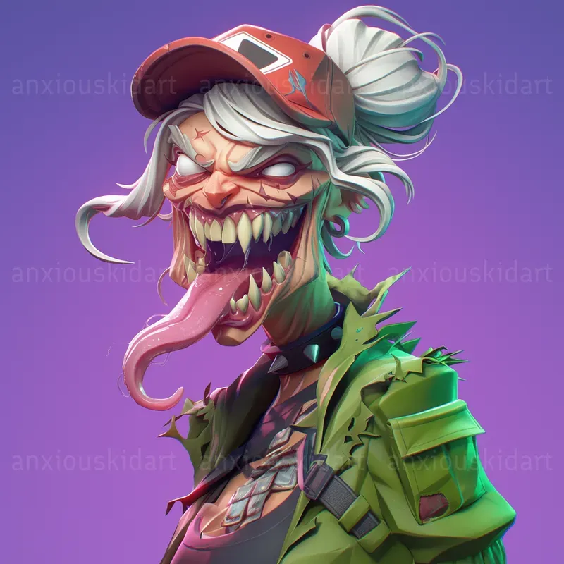 3D Extreme Facial Expressions Avatars Midjourney Prompt | PromptBase