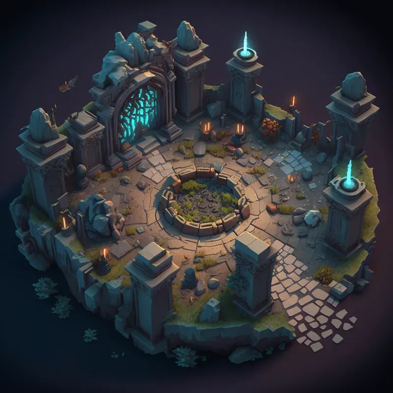 Custom RPG Style Maps Midjourney Prompt | PromptBase