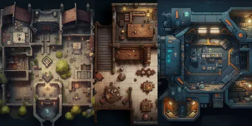 Isometric Game Level Designs Midjourney Prompt | PromptBase