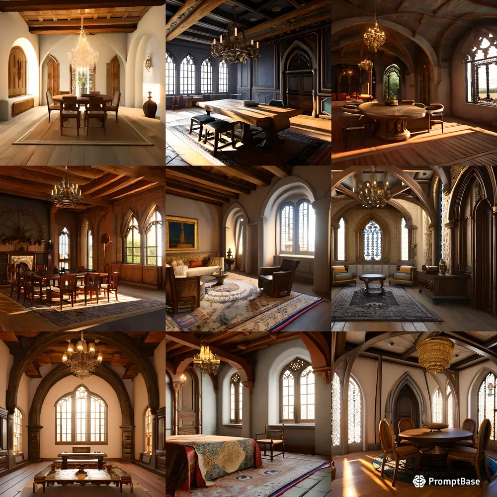 Medieval Interior Spaces Stable Diffusion Prompt | PromptBase