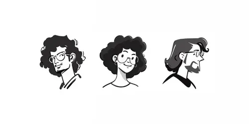 Notion Minimalist Characters Midjourney Prompt | PromptBase