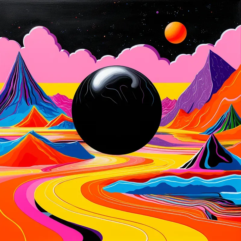 Acid Style Art Midjourney Prompt | PromptBase