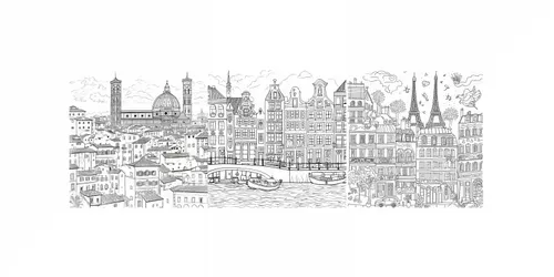 Coloring Doodle Pattern Pages Midjourney Prompt | PromptBase