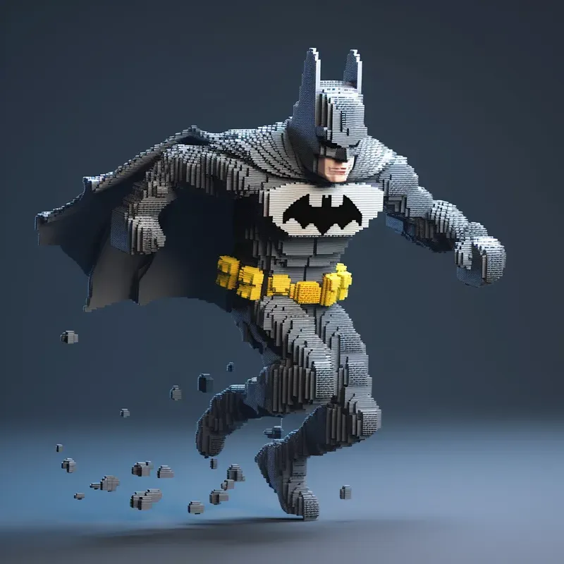 Real 3D Pixelated Characters Midjourney Prompt | PromptBase