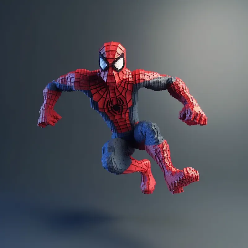 Real 3D Pixelated Characters Midjourney Prompt | PromptBase