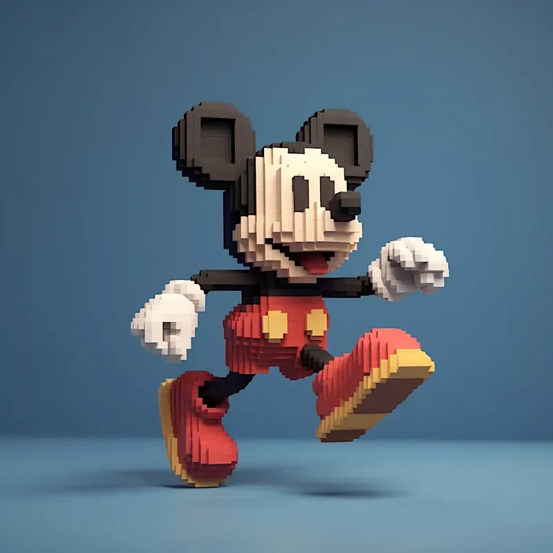 Real 3D Pixelated Characters Midjourney Prompt | PromptBase