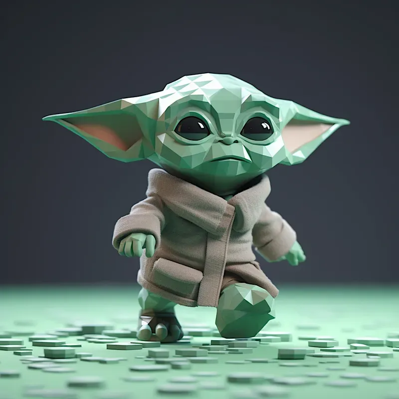 Real 3D Pixelated Characters Midjourney Prompt | PromptBase