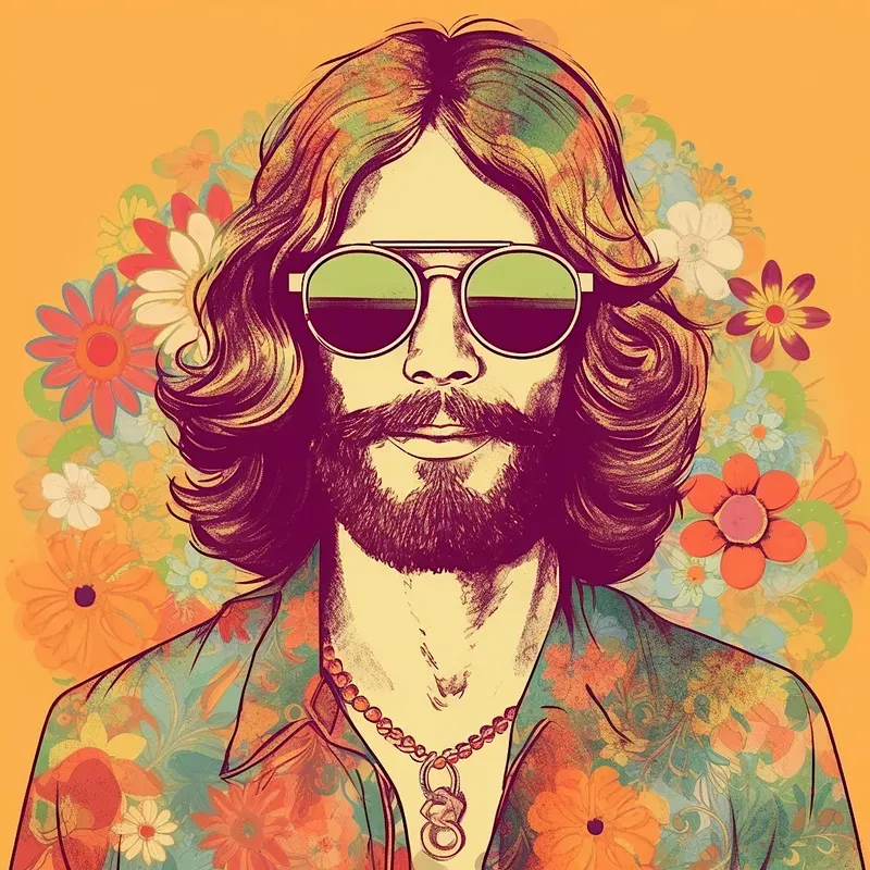 70s Style Illustrations Midjourney Prompt | PromptBase