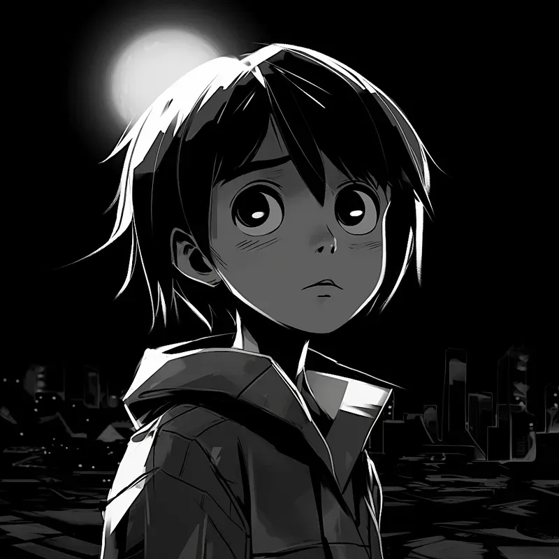 Black And White Noir Style Illustrations Midjourney Prompt | PromptBase