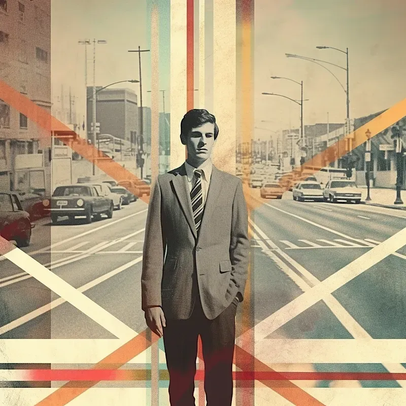 60s Advertisements With Collages Midjourney Prompt | PromptBase