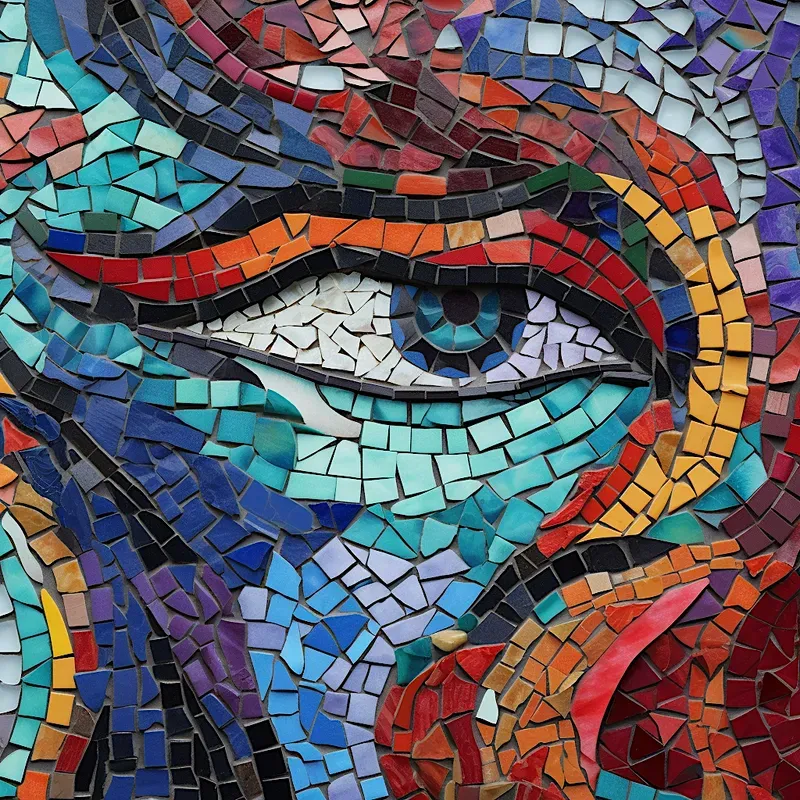 Fully Mosaics Midjourney Prompt | PromptBase