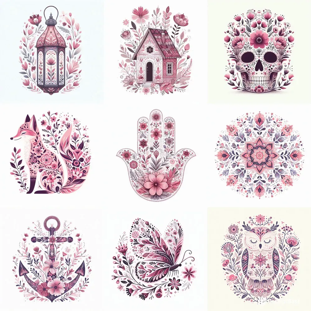 Ritual Folk Art Illustrations DALL·E Prompt | PromptBase