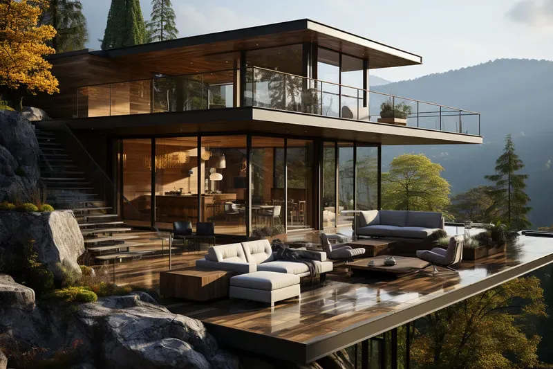 Lifelike Modern Architectural Renders Midjourney Prompt | PromptBase